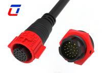 China M19 Wire To Board Connector 2 Pin Power And 20 Pin Signal Molded Cable Connector for sale