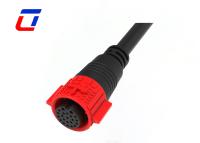 China M19 Wire To Board Connector 2 Pin Power And 20 Pin Signal Molded Cable Connector for sale
