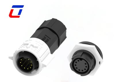 China M19 9 Pin Waterproof Cord Connector Panel Mount Low Current Wire To Board Connector for sale