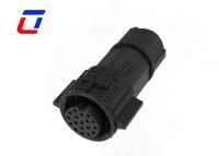 China M19 18 Pin Male Female Connector Nylon Push Locking Waterproof Connector for sale