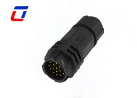China M19 18 Pin Male Female Connector Nylon Push Locking Waterproof Connector for sale