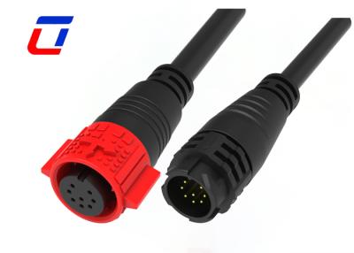 China M19 IP Rated Cable Connectors Of IP67 Waterproof Outdoor Male Female Connector 8 Pin for sale