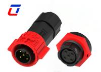 China M19 Watertight Power Connector 300V 5 Pin Panel Mount Quick Lock Connector for sale