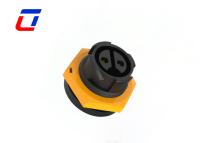 China 20A M19 2 Pin Bulkhead Power Connector Plastic IP67 Circular Quick Connectors for sale