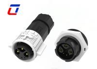 China M19 3+3 Pin Watertight Bulkhead Connector 300V Signal And Power Connectors for sale