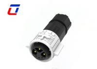 China M19 3+3 Pin Watertight Bulkhead Connector 300V Signal And Power Connectors for sale