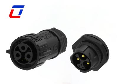 China M25 3+3 Pin Reliable PA66 Waterproof Connectors IP67 Panel Mount Circular Connector for sale