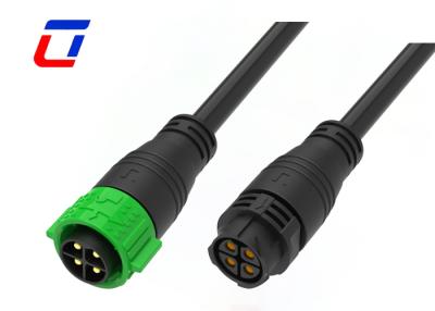 China 50A Waterproof Landscape Wire Connectors M25 4 Pin Wire To Wire Power Connector for sale