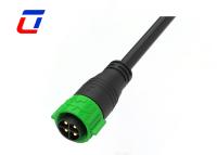China 50A Waterproof Landscape Wire Connectors M25 4 Pin Wire To Wire Power Connector for sale