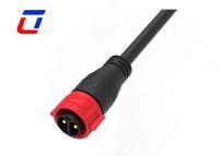 China M25 IP67 Waterproof 2 Pin Connector Push Lock 50A Power Cable Connectors for sale