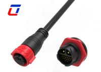 China 2+20 Pin Waterproof Connector M25 Outdoor IP67 Cable Connectors Signal Panel for sale