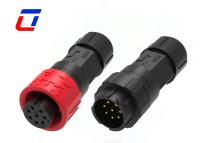 China M16 IP67 Waterproof Circular Connectors 8 Gauge Male To Female Connector For Data for sale