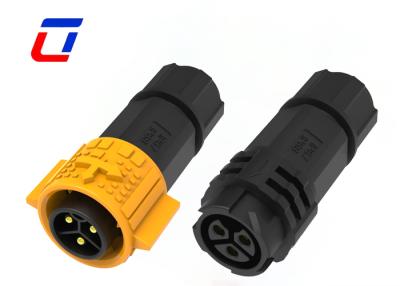 China 3 Pin M19 Waterproof Power Connectors Quick Male Female Connector 20A For Industry for sale