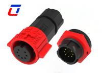 China 300V M19 Round IP67 Waterproof 7 Pin Plastic Male Female Connectors For Control Systems for sale