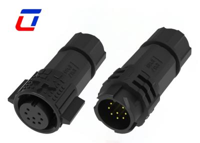 China 8 Pin M19 Waterproof Male To Female Connector Circular Data Connector Types for sale
