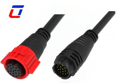 China M19 Cable Data Connector 18 Pin Quick Release IP67 Waterproof 300 Volt Connectors for sale