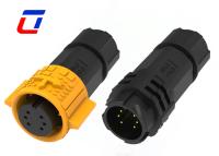 China 10A M19 6 Pin LED Quick Connector 300V Data Waterproof Connector For Industrial for sale