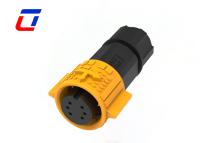 China 10A M19 6 Pin LED Quick Connector 300V Data Waterproof Connector For Industrial for sale