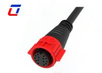 China M19 14 Pin Waterproof Cable Connector 300V Low Voltage IP67 Solar Connectors for sale