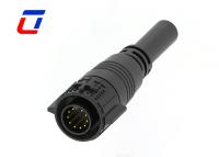 China 300V M19 10 Pin Push Pull Cable Connectors Wire To Board Industrial Data Connector for sale