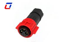China M19 Round Connector Types 3+4 Pin Waterproof Plastic PA66 Power Data Connectors for sale