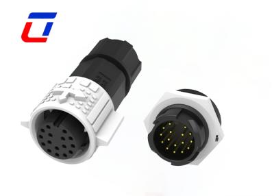 China M19 300V 16 Pin Male Female Connector Waterproof Quick Connect Board Connectors for sale