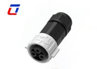 China M25 3+3 Pin Circular Push Pull Connectors 20A Wire To Board Power Signal Connector for sale