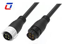 China 50A 4 Pin M25 Molded Cable Connector Male Female Water Tight Quick Lock Connector for sale