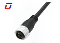 China 50A 4 Pin M25 Molded Cable Connector Male Female Water Tight Quick Lock Connector for sale