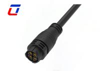 China 50A 4 Pin M25 Molded Cable Connector Male Female Water Tight Quick Lock Connector for sale