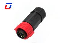 China M25 5 Pin Circular Connector 20A Male To Female Nylon IP67 Waterproof Connectors for sale