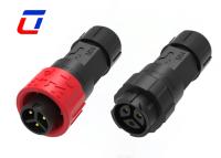 China M16 10A Waterproof Connector IP67 Plastic Male Female 3 Pin Power Connector for sale