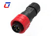 China M16 10A Waterproof Connector IP67 Plastic Male Female 3 Pin Power Connector for sale