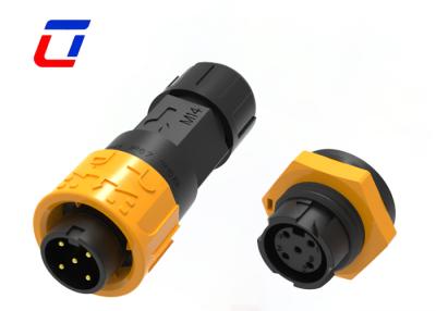 China 300V M16 Waterproof Connector Wire To Board 5 Pin Industrial Power Connector for sale
