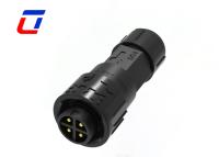 China M16 4 Pin Connector Round Waterproof Outdoor Male To Female Connector 10A For Power for sale