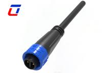 China M16 10A IP67 2 Pin Waterproof Connector Electrical Outdoor Male Female Connector for sale