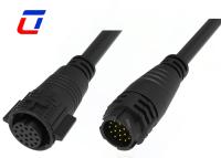 China 300V Low Voltage Waterproof Quick Connect Wire Connectors M19 18 Pin Data Connector for sale
