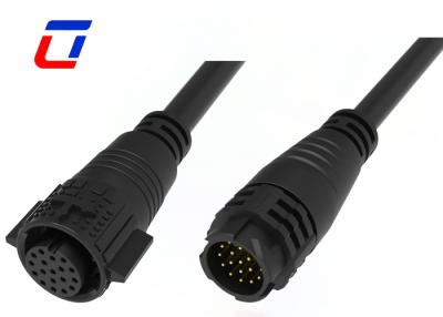 China 300V Low Voltage Waterproof Quick Connect Wire Connectors M19 18 Pin Data Connector for sale