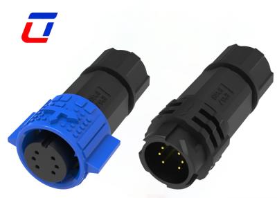China M19 6 Pin Male Female Connector 10A Industrial Waterproof Connector Factories for sale