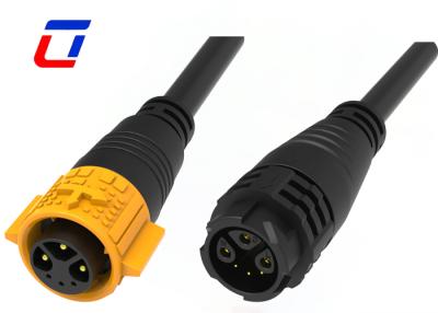 China Inline Waterproof Connector M19 IP67 Waterproof 3+3 Multi Pin Cable To Cable Connector for sale