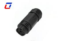 China Outdoor M25 5 Pin Waterproof Connector Push Male Female Connector 20A For Power for sale