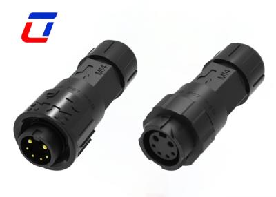 China M16 300V Round Connector XLR Waterproof 2+4 Multi Pin Connectors Power Signal Plug for sale