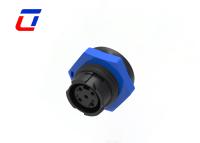 China 10A M16 4 Pin Electrical Connectors Push Locking Outdoor Wire To Board Connector for sale