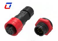 China IP67 M16 7 Pin 300V Low Voltage LED Connectors Circular Male Female Connector Sizes for sale