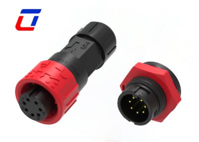 China IP67 M16 7 Pin 300V Low Voltage LED Connectors Circular Male Female Connector Sizes for sale