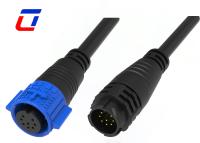 China 300V M19 8 Pin Data Connector Quick Lock Automotive Waterproof Wire Connectors for sale