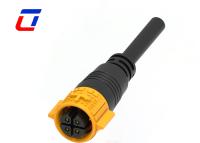 China 15A 4 Pin Electrical Wire To Wire Connectors M19 PA66 Plastic Waterproof Power Connector for sale