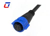 China M19 300V Molded LED Control Quick Connector 14 Pin Waterproof Outdoor Cable Connector for sale