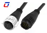 China M19 16 Pin Signal Male Female Connector Gold Plated IP67 Connectors Waterproof for sale