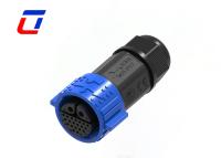 China PA66 2+20 Pin M25 Power Signal Connector Outdoor Waterproof LED Connector Manufacturer for sale